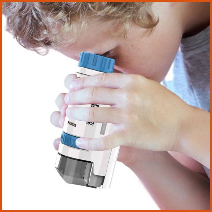 【Special offer】 Kid Portable Microscope 200x LED Lightweight Pocket ...