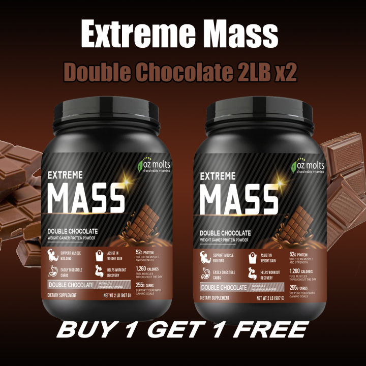 Ozmolts Mass Gainer Protein Supplement for Weight with Vitamin C ...