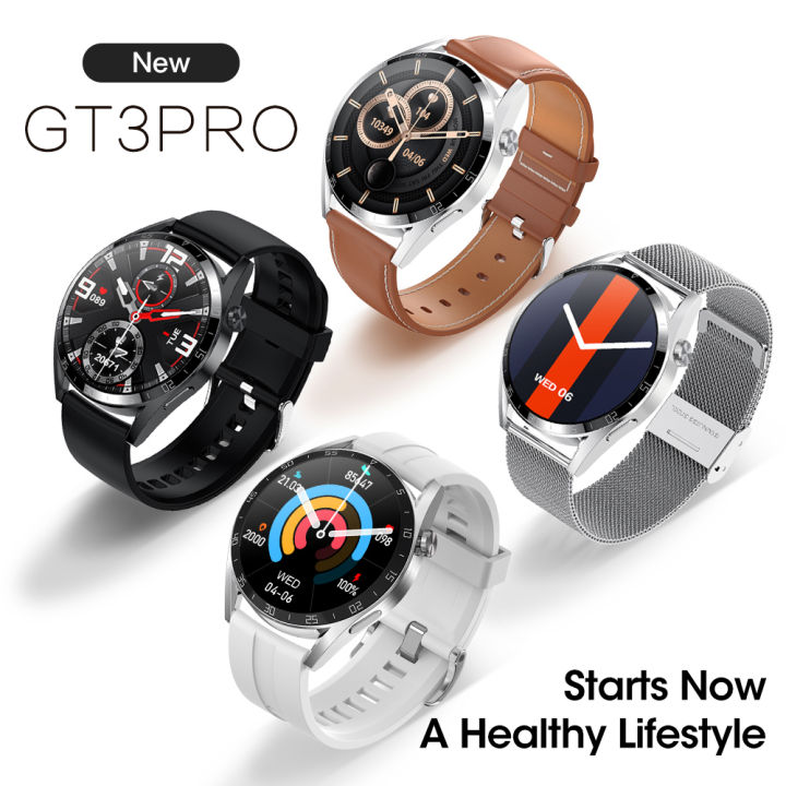 GT3 Pro Men Smart Watch Body Temperature Health Tracker Bluetooth Call ...