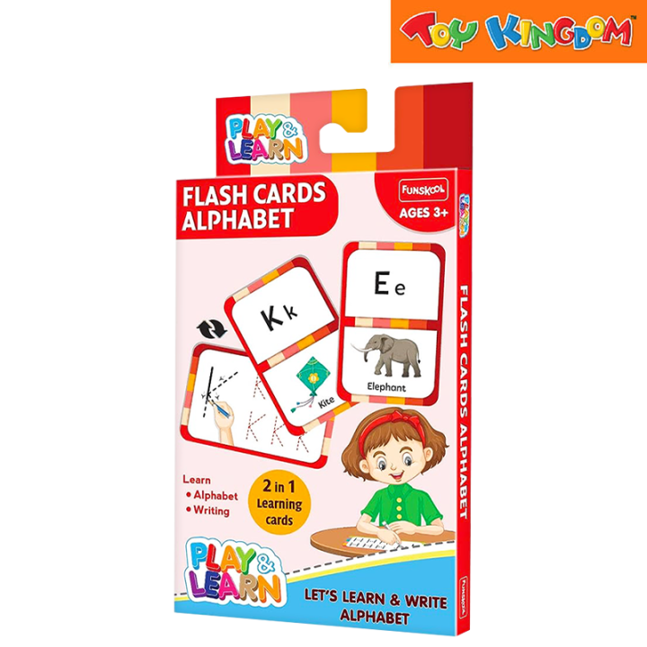 Funskool Play & Learn Flash Cards Alphabet | Lazada PH