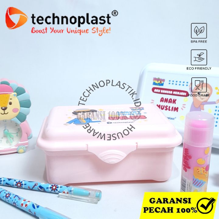 Technoplast New Najma & Haikal Sealware 550Ml /Kotak Makan Bekal Segi ...