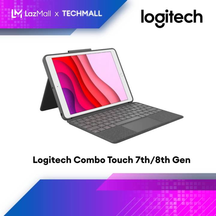 Logitech Combo Touch for iPad 7th 8th & 9th, Keyboard Case with ...