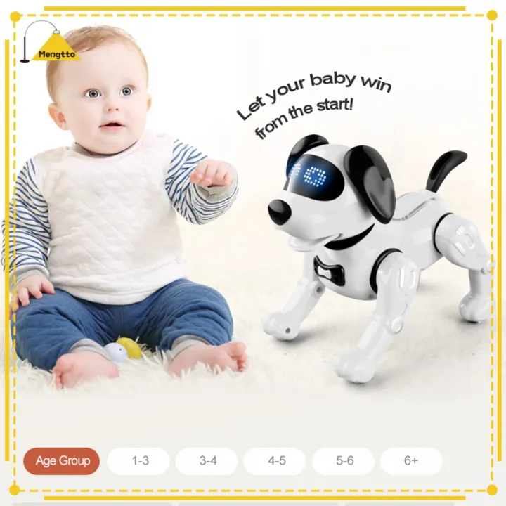 lahomia Control Robot Dog Toy Puppy Push up Feeding Interaction ...