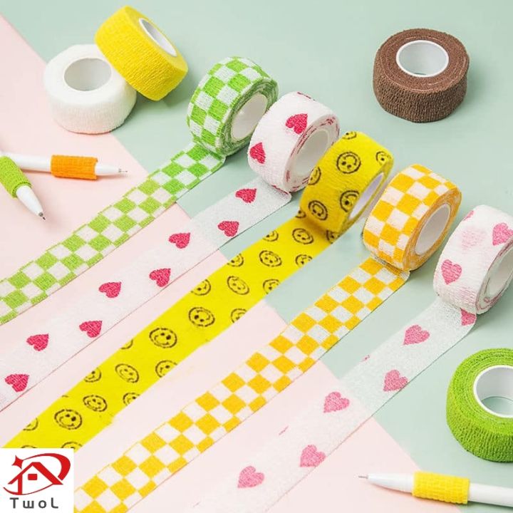 TwoL Finger Tape Sports Bandage Protection Tape Korean Cute Bandage Ins ...