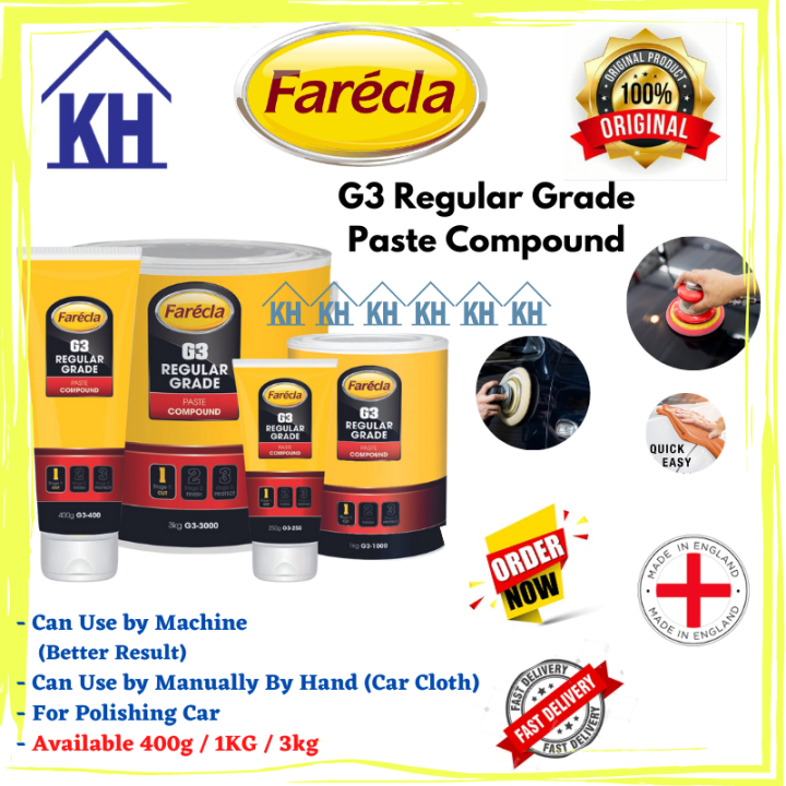 FARECLA G3 Regular Grade Paste Compound Car Polish Compound / Car Care ...