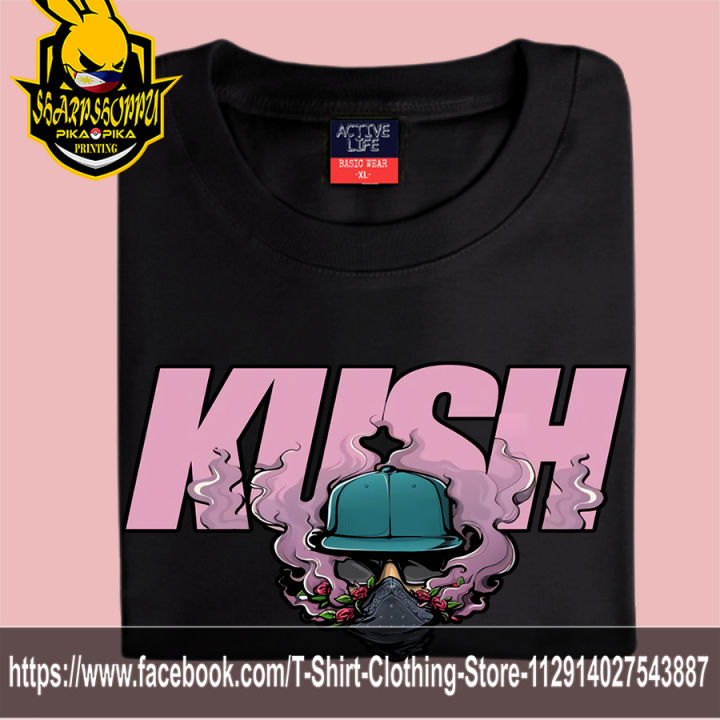 TRENDING KUSH FACE DESIGN HIGH QUALITY PRINT UNISEX TSHIRT | Lazada PH