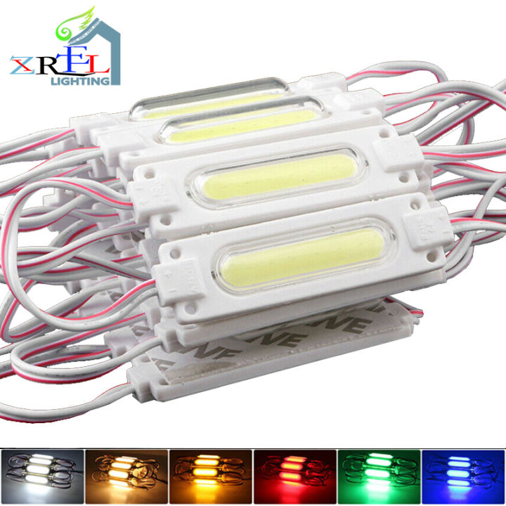 12V LED Module 20pcs 3 LEDs Super Bright String Light with Lens White Color IP65 Waterproof SMD ...
