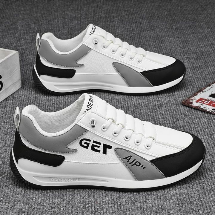 Sepatu Lari Running Sneakers Kets Pria Wanita White & Black Nishikawa ...