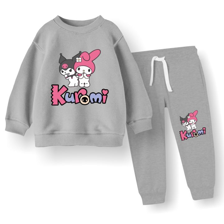 Baju Anak Gambar Kekinian Kuromi Setelan Joger Perempuan Usia 1 Sampai ...