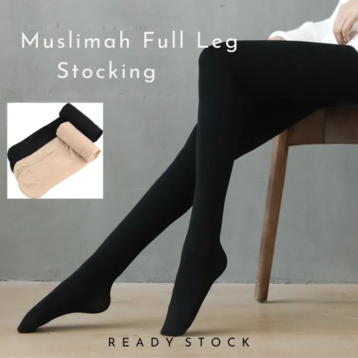 Full Cover Long High Tight Stokin Full Leg Legging&Treggings Muslimah ...