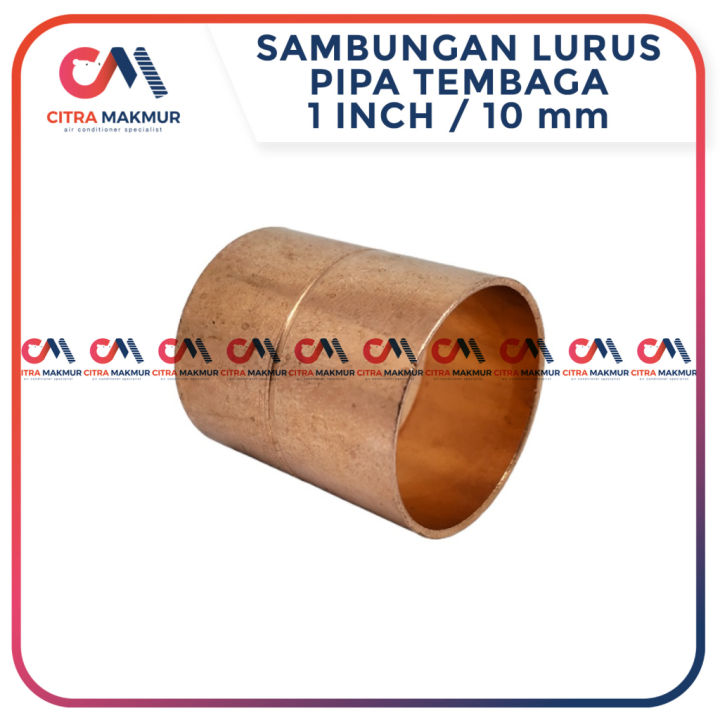 Straight Coupling Shock 1 Inch Pipa Tembaga Sok Sambungan Las Fitting ...