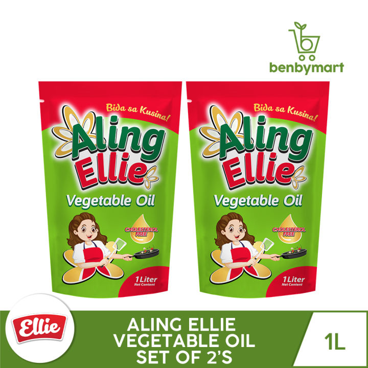 Aling Ellie Vegetable Oil 1L (Set of 2) | Lazada PH