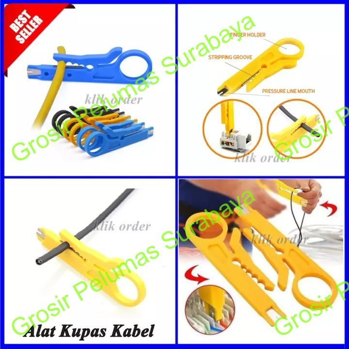 Alat Rotary Wire Stripper cutter Tang Pengupas Kupas Kulit Kabel putar ...