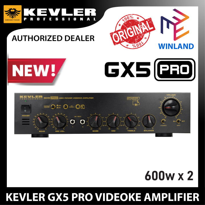 Kevler Professional GX5 PRO Advance High Powered Videoke Amplifier GX-5 PRO 600W x 2 * WINLAND ...