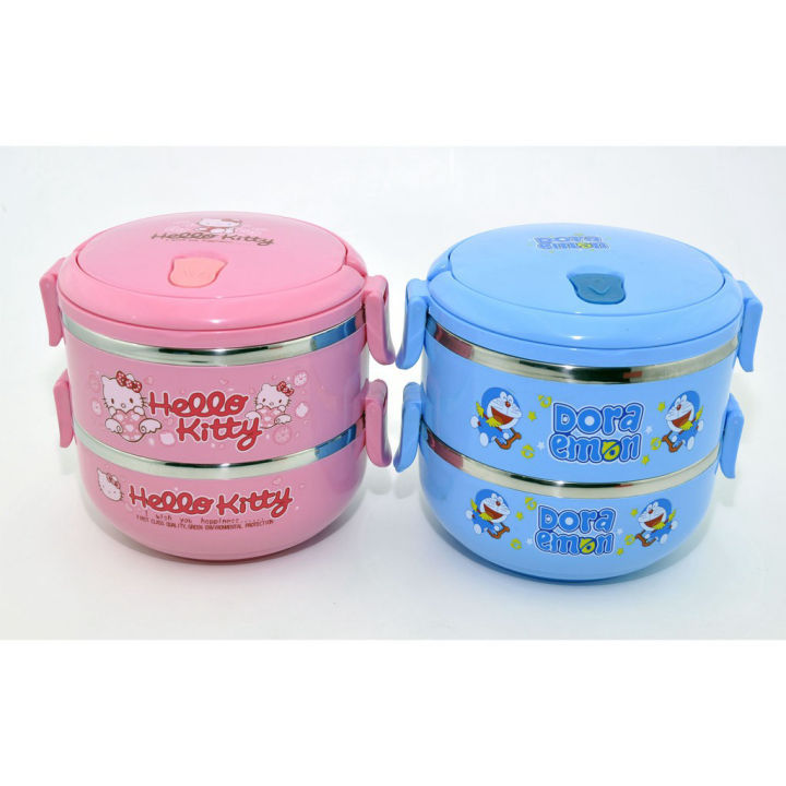 Rantang Susun Karakter / Lunch Box Set / Tempat Peyimpanan Makanan ...