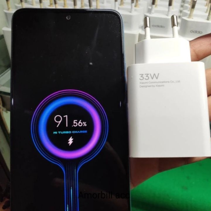 Charger / Casan Xiaomi original 100% fastcharging USB Type-C REDMI NOTE ...