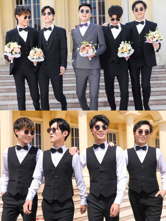 Rental Best Man Suit Summer Suit Bridegroom Best Man Group Suit Brother ...