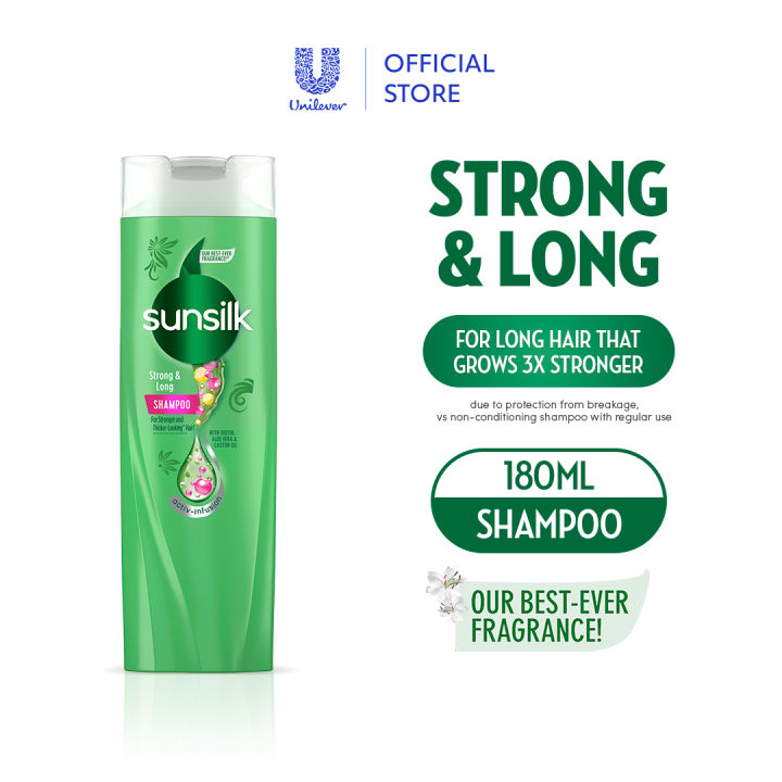 Sunsilk Strong and Long Shampoo 180ml | Lazada PH