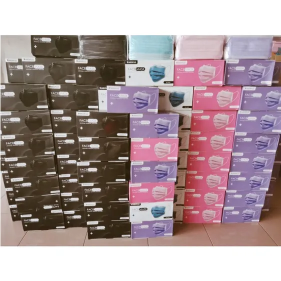 Mediplus Colour Adult 3ply Disposable Face MASK 50pcs Premium quality ...