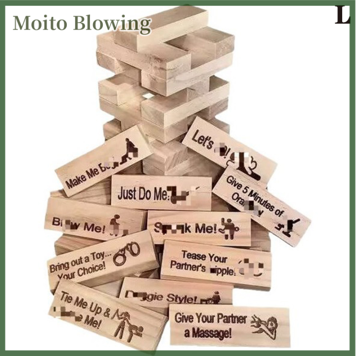 Moito Block Tower Game Couple Activities Date Night Ideas Valentine ...