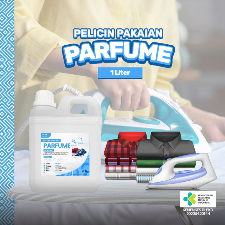 BRANDWASH - Pelicin Setrika Premium Pewangi Setrika Laundry 1 Liter ...