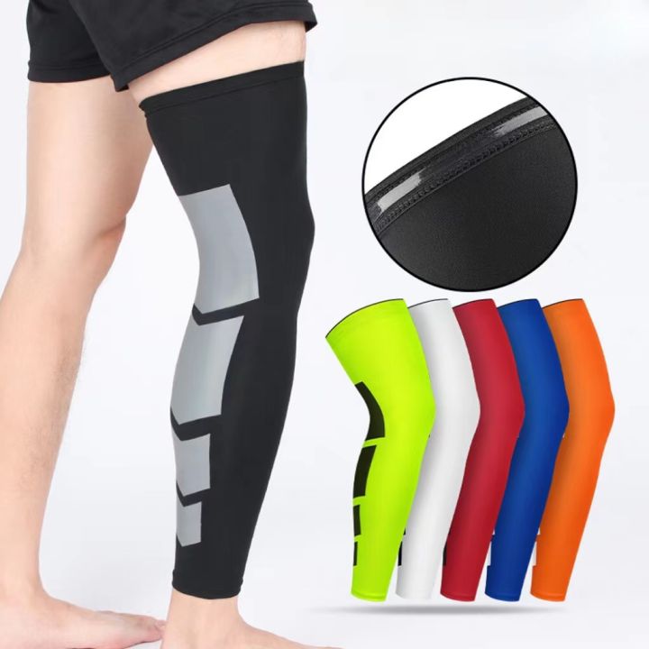 Single Pack Compression Long Full Leg Knee Brace, Compression Knee ...