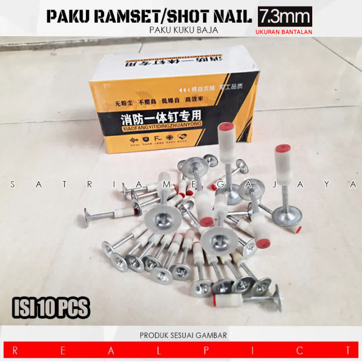 TURUN HARGA!!! paku ramset lurus paku mesui payung Paku Beton Paku ...