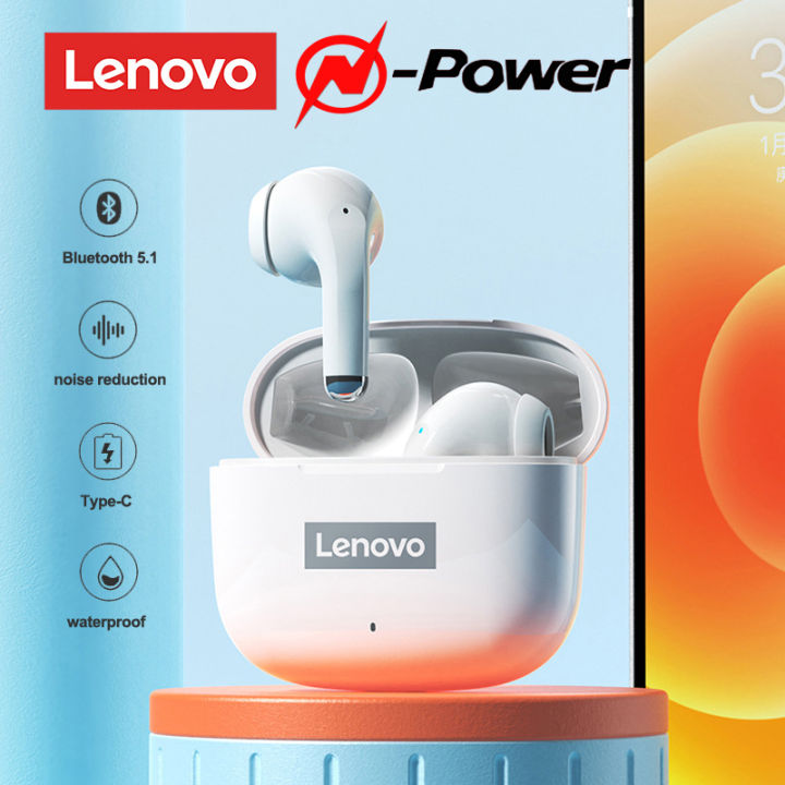 [In Stock] N-Power Lenovo LP40 PRO And LP40 IPX5 True Wireless Earphones Bluetooth 5.1 TWS HD ...