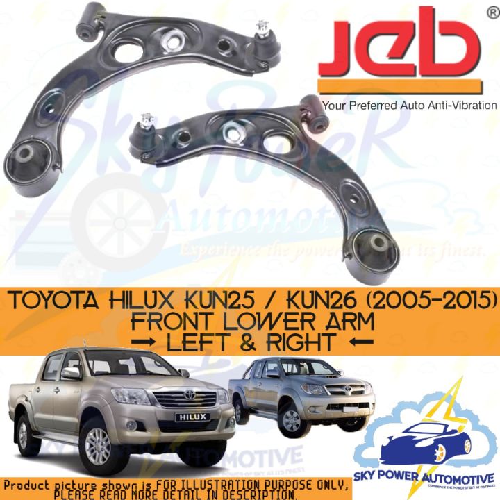 TOYOTA HILUX KUN25 / KUN26 (2005-2015) JEB LOWER ARM (FRONT LEFT ...