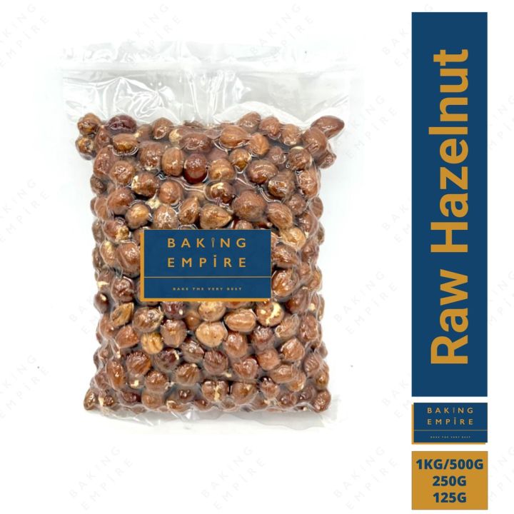 RAW Hazelnut / Kacang Hazel (with SKIN) 500G | Lazada