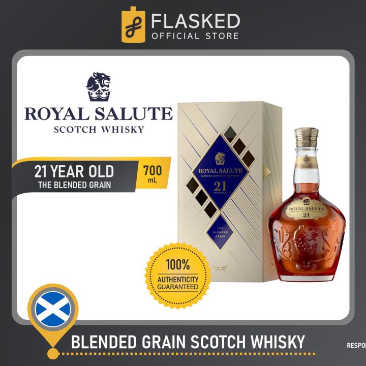 Royal Salute Blended Grain 21 Year Old Scotch Whisky (King's Diamond) 700ml | Lazada PH