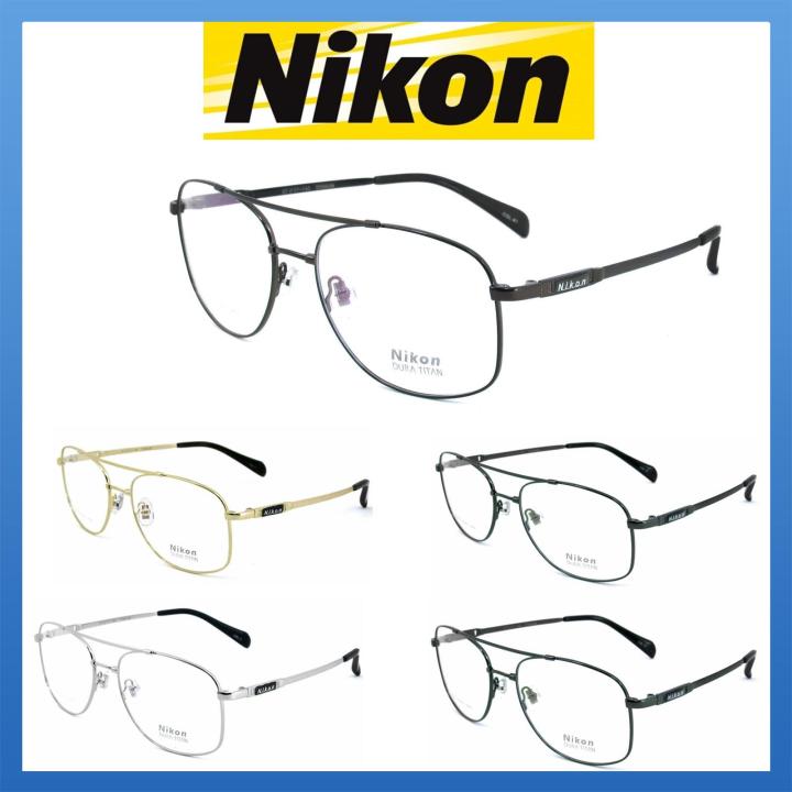 Nikon แว่นตา รุ่น 3069 กรอบเต็ม Square shape ทรงเหลี่ยม ขาข้อต่อ วัสดุ ...