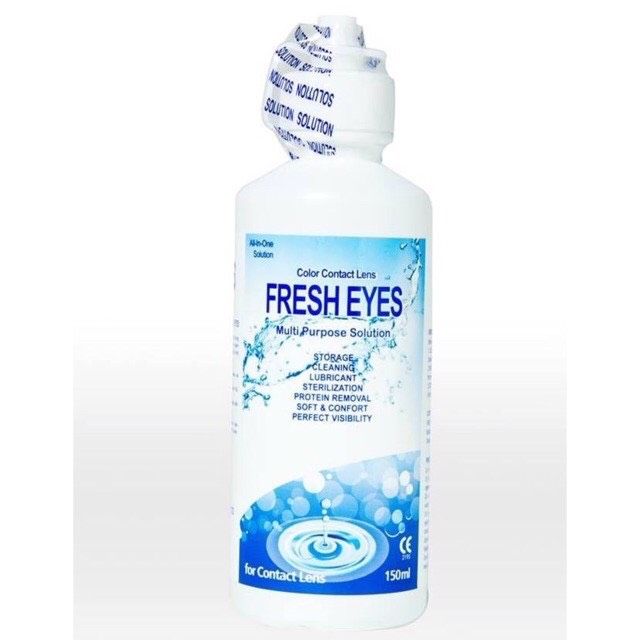Nước ngâm lens fresh Eyes dung lượng 150ml ( chuyên dụng cho lens mắt ...