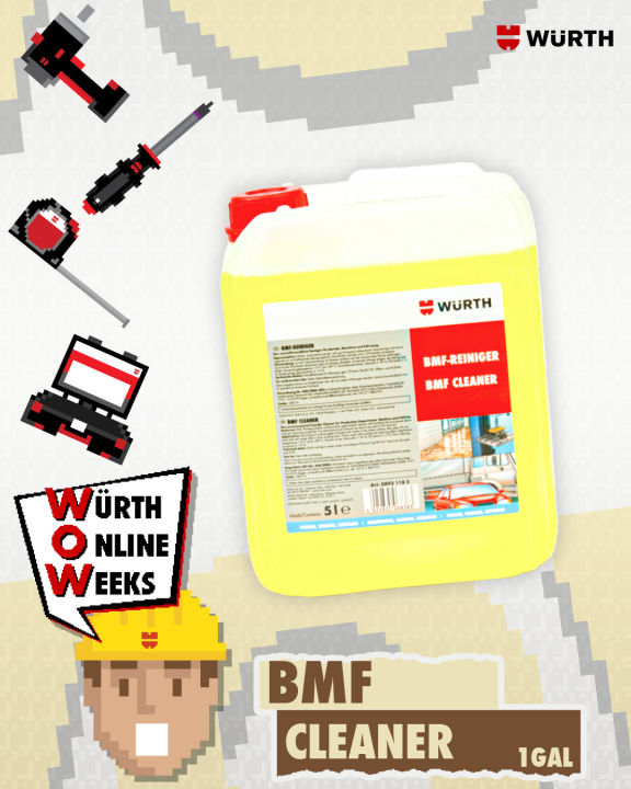 Wurth Premium Workshop Cleaner BMF 5 Liters | Lazada PH