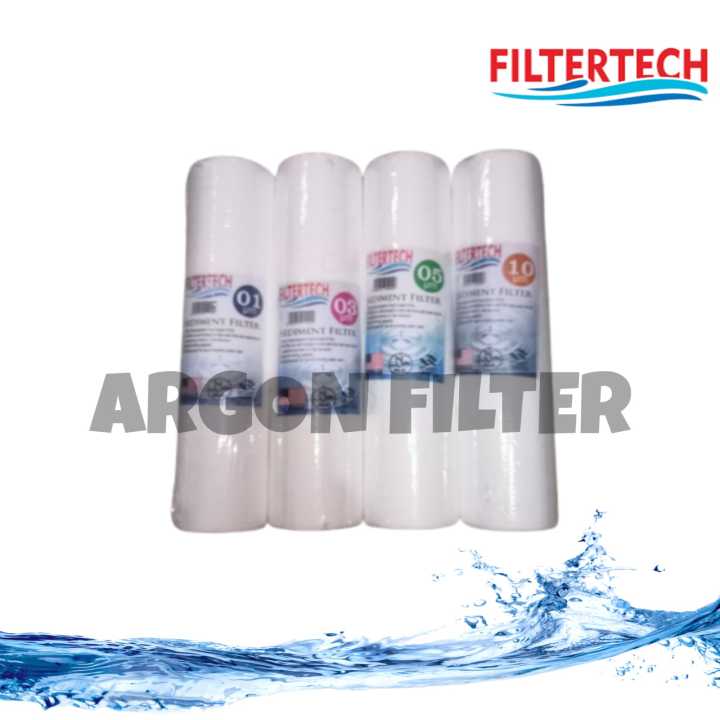 PAKETAN Filtertech Cartridge Filter/Sediment Filter/Spun 10 inch ukuran ...