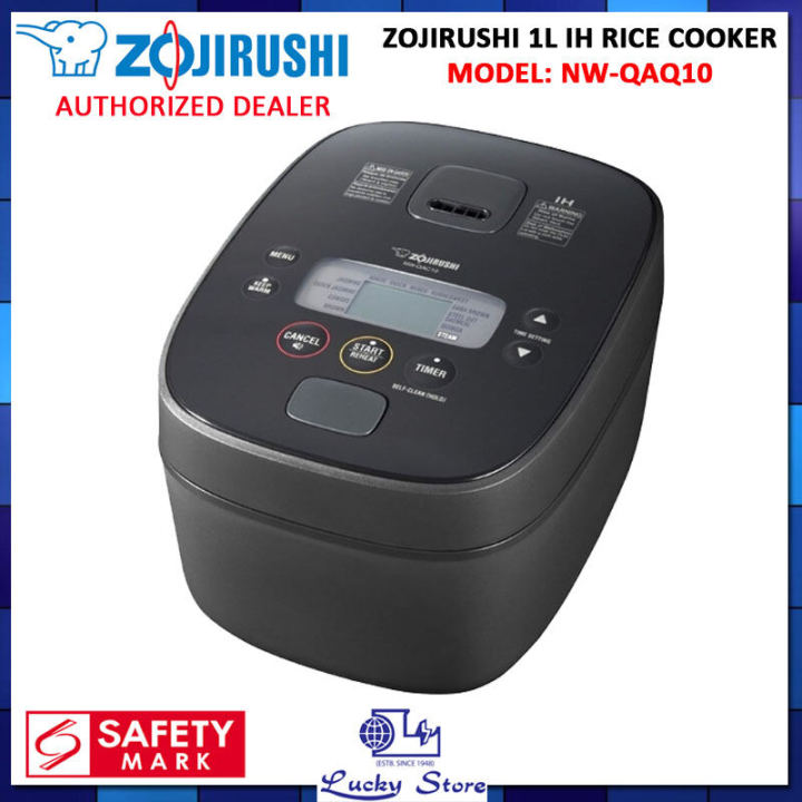 ZOJIRUSHI NW-QAQ10 1L IH RICE COOKER, VARIOUS COOKING MENUS, SELF-CLEAN FUNCTION, 1080W, MADE IN ...