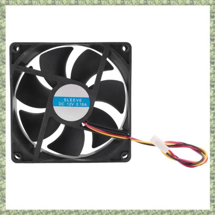 (TACH) 3 Pin 90mm 25mm Cooler Fan Heatsink Cooling Radiator For ...