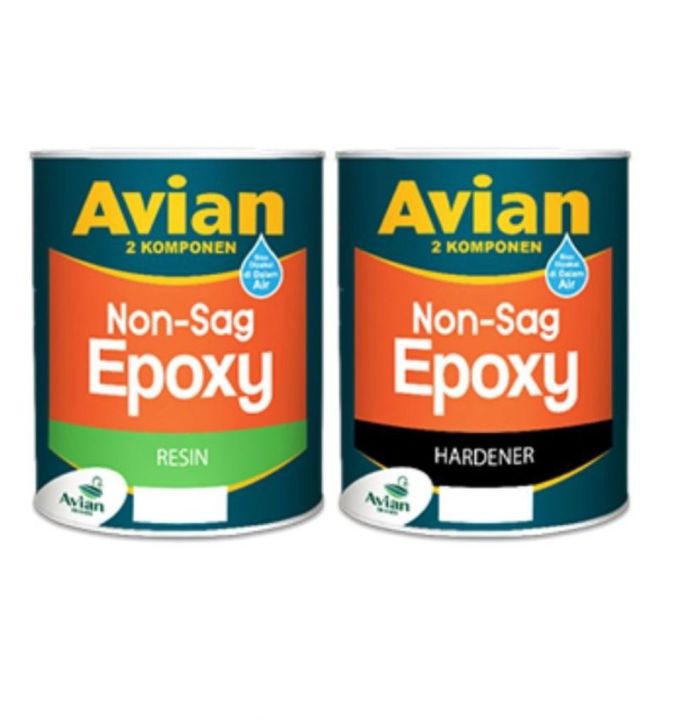 Lem Avian Non Sag Epoxy 2 Komponen Kapal 800 gram Kayu Besi (KHUSUS ...
