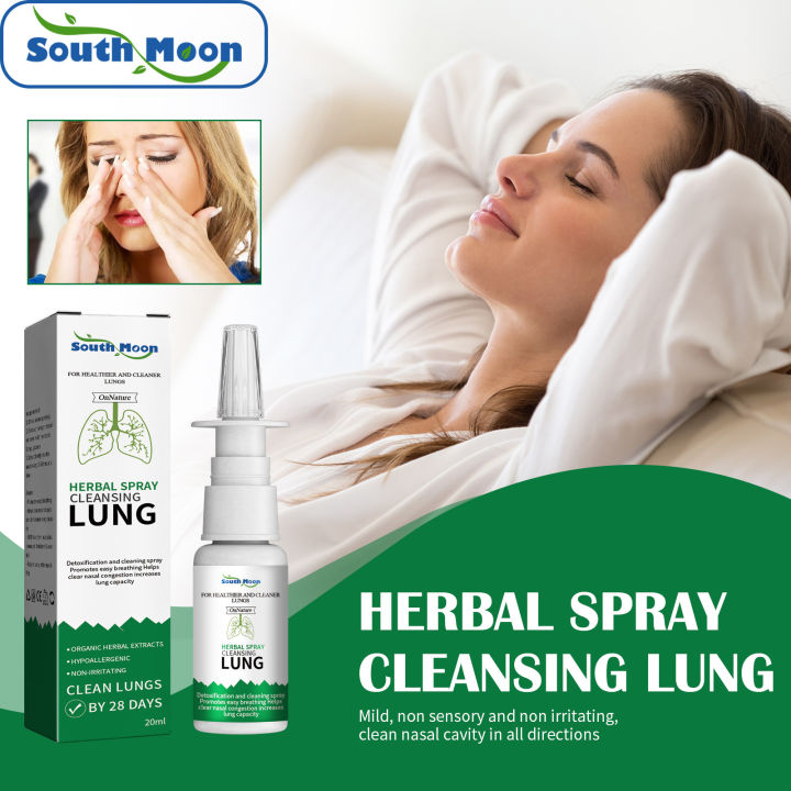 South Moon Pure Natural Nose Spray For Rhinitis And Sinusitis Nasal ...