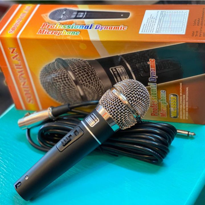 (🎥ส่งจากไทย!) SOUNDMILAN Microphone ไมค์โครโฟน ไมค์ร้องเพลง ไมค์พูด ...