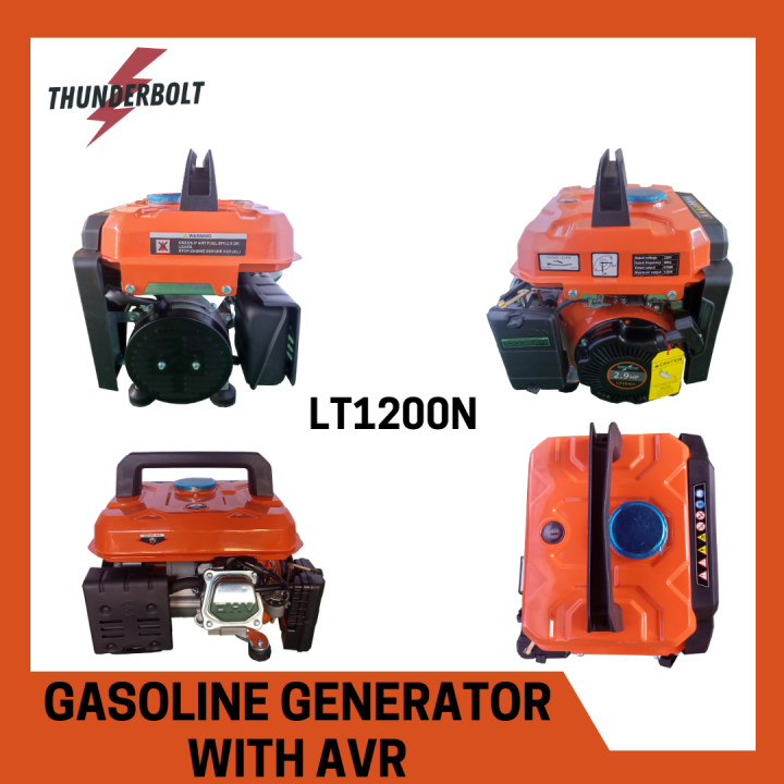 THUNDERBOLT GASOLINE GENERATOR W/ AVR | Lazada PH