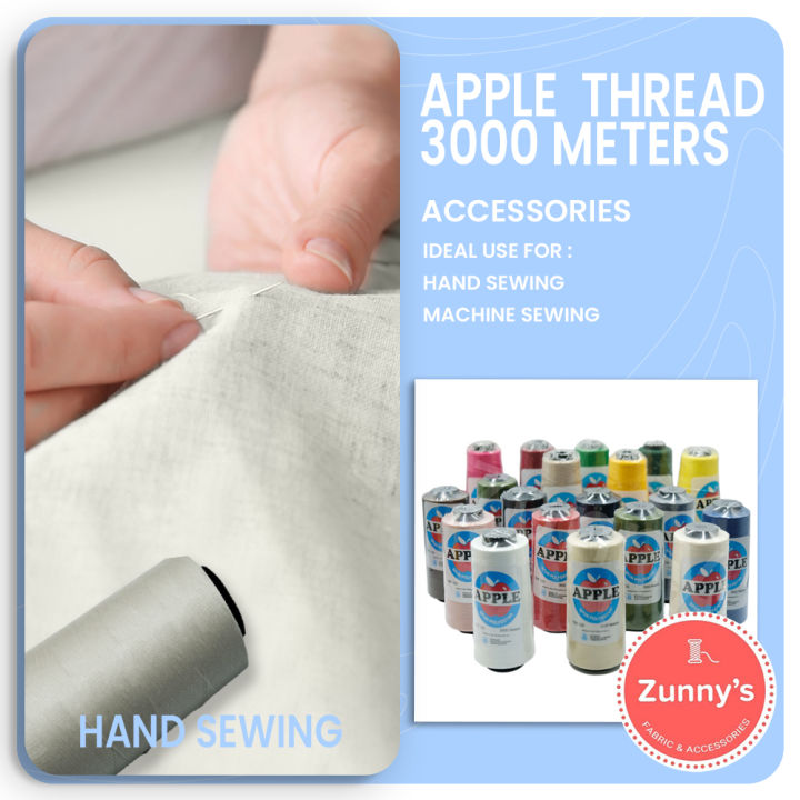 Apple Sewing Thread 3000 meters and yards 1pc | Lazada PH