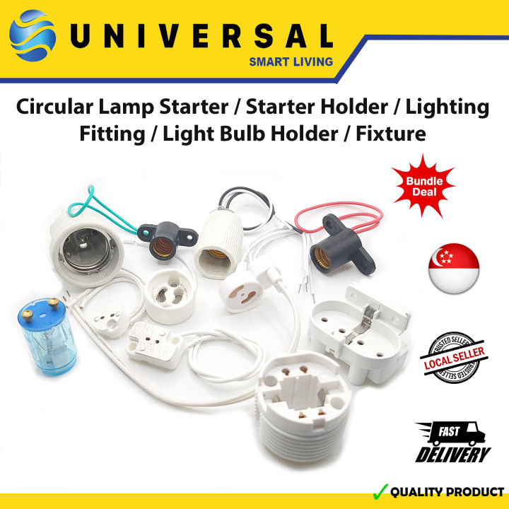 [SG SHOP SELLER] Circular Lamp Starter / Starter Holder / Lighting ...