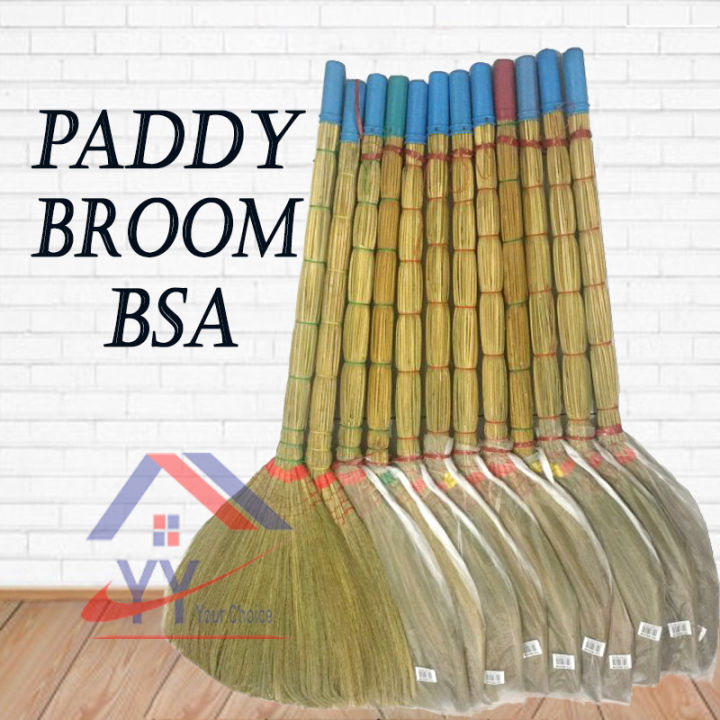 Paddy Broom BSA/ Penyapu Jerami /BSA Paddy Broom With Handle/ Floor ...