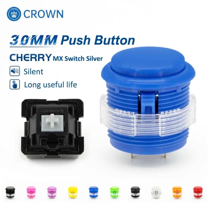 【Fast and Free Delivery】 Push Button Arcade Cherry Switch Diy Joystick ...