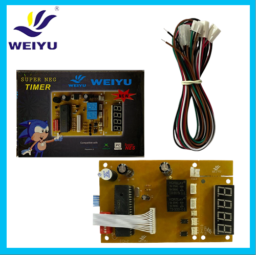 WEIYU 4 Digit LED Digital Timer for Pisonet Arcade 1 Peso / 5 Peso Coin ...