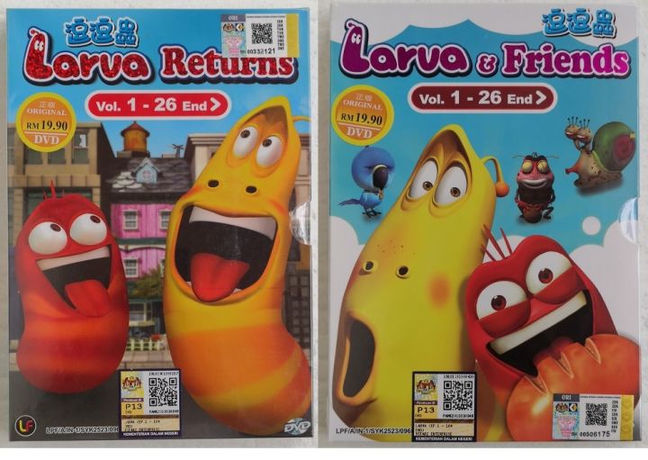 Larva Season 2 (Eps 1~52 End) Complete Cartoon DVD | Lazada