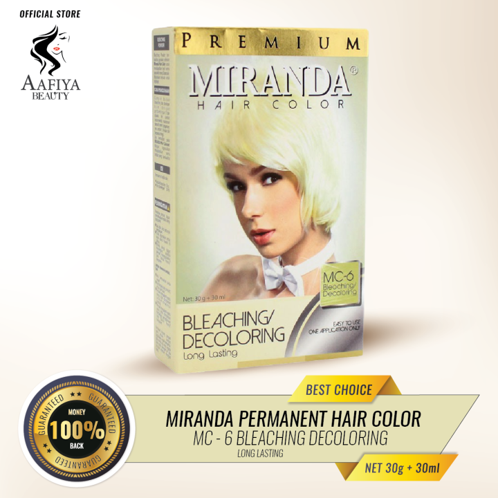 Premium Miranda Hair Color MC - 6 Bleaching / Decoloring 30ml | Lazada