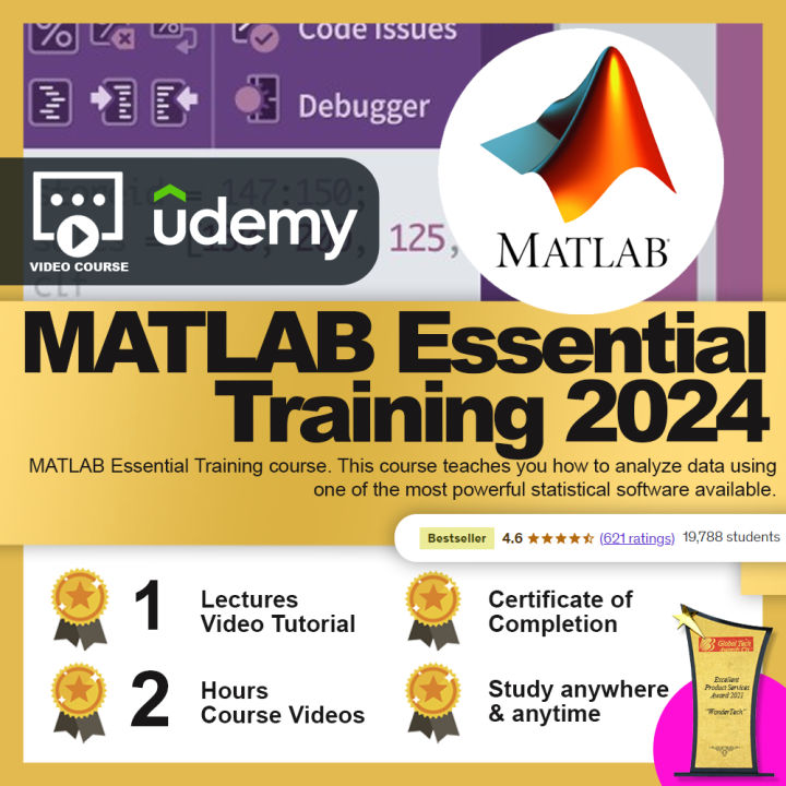 [Video Course] MATLAB Essential Training 2024 | Lazada.co.th