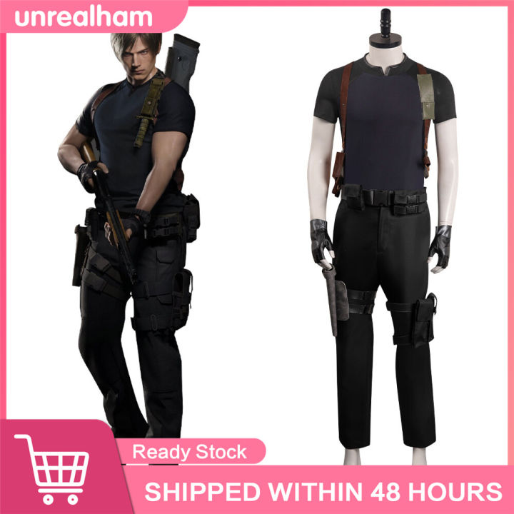unrealham cosplay Resident Evil 4 Remake Leon S.Kennedy Cosplay Costume ...